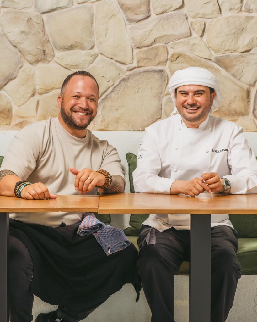 Faisal Mohamed Alharmoodi - Emirati Chef - Seen Holding