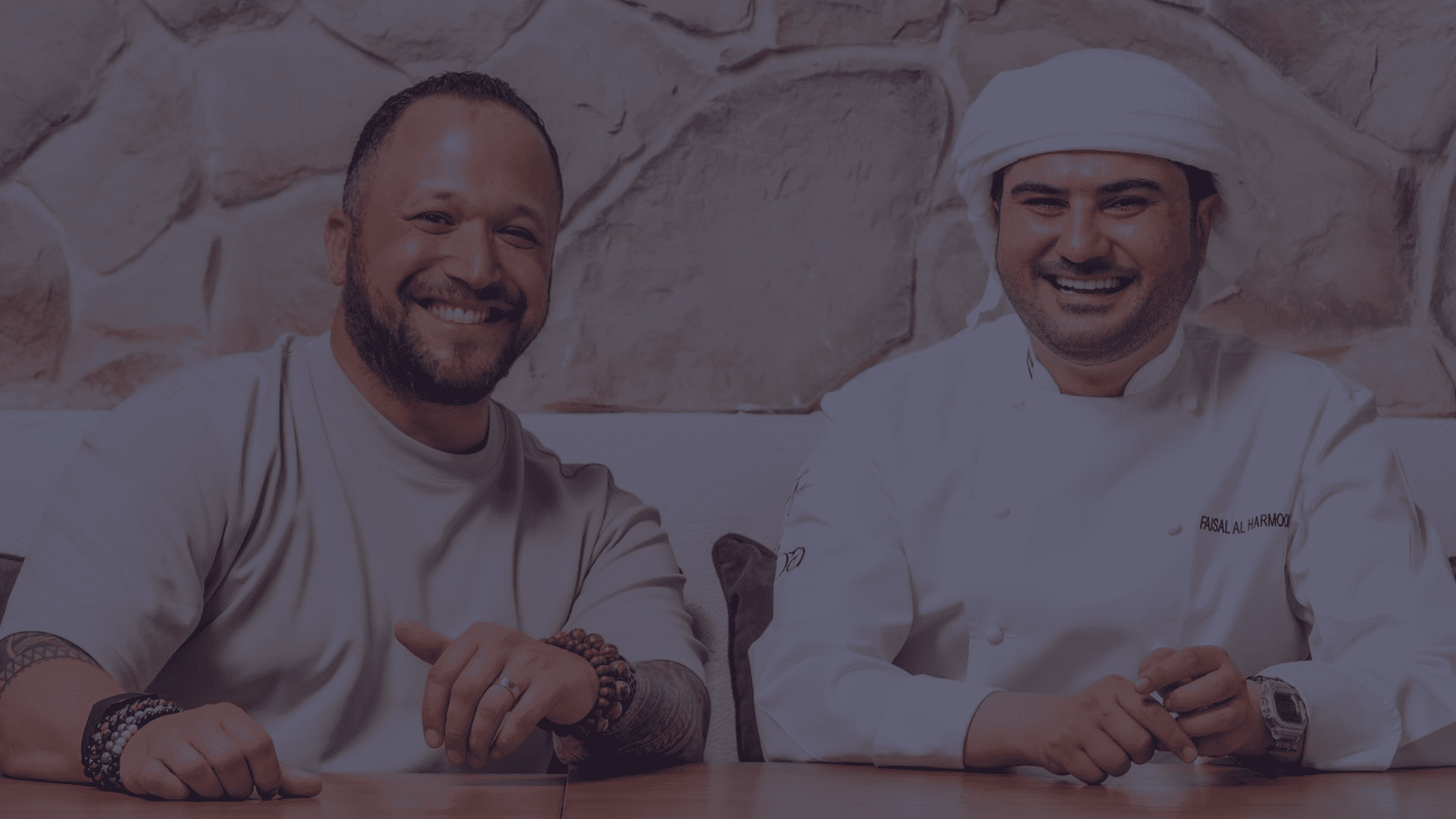 Faisal Mohamed Alharmoodi - Emirati Chef - Seen Holding